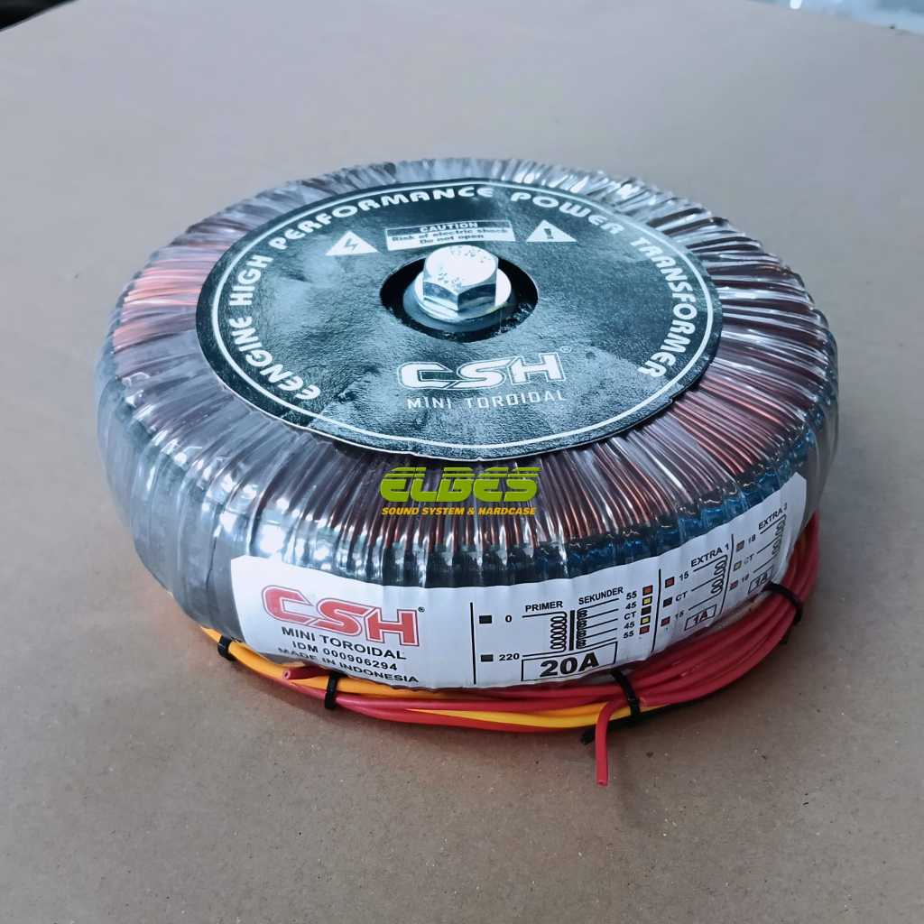 Jual Trafo toroid 20a ct55 original csh donat toroidal power amplifier ...
