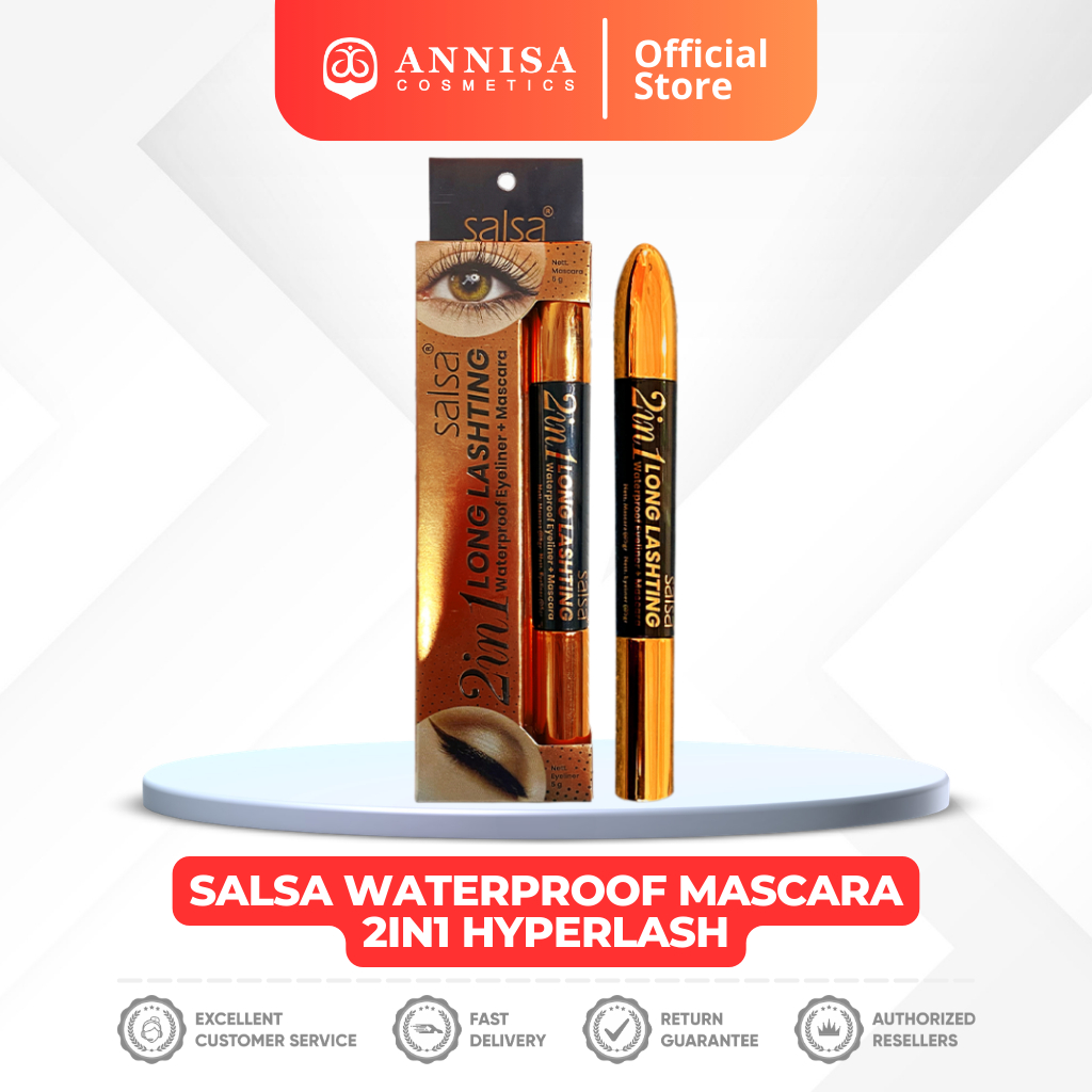 Jual SALSA Waterproof Mascara 2in1 Hyperlash | Shopee Indonesia