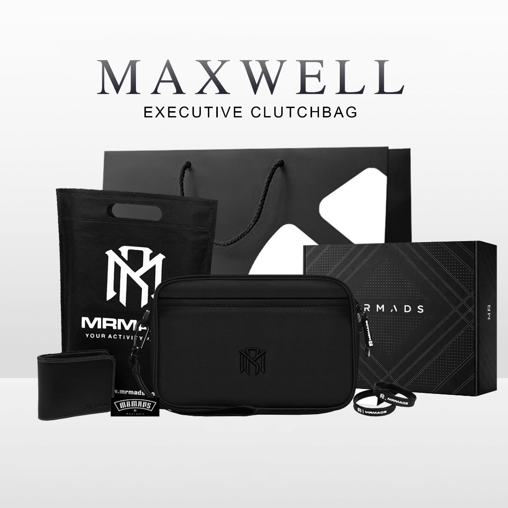 Jual Mr Mads - Sling Bag Pria MAXWELL Clutch Bag Multyfungsi 3 in 1 ...