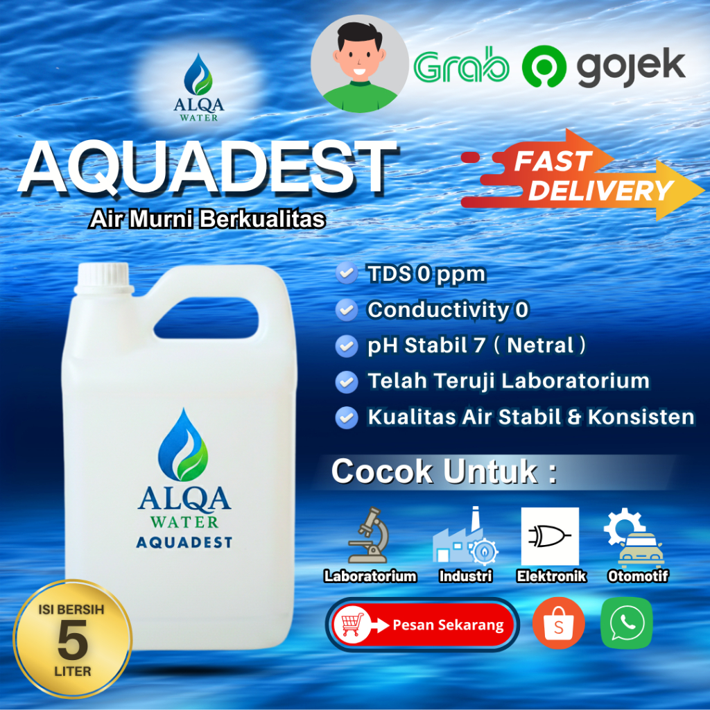 Jual Aquadest Terlengkap & Harga Terbaru Mei 2026 | Shopee Indonesia