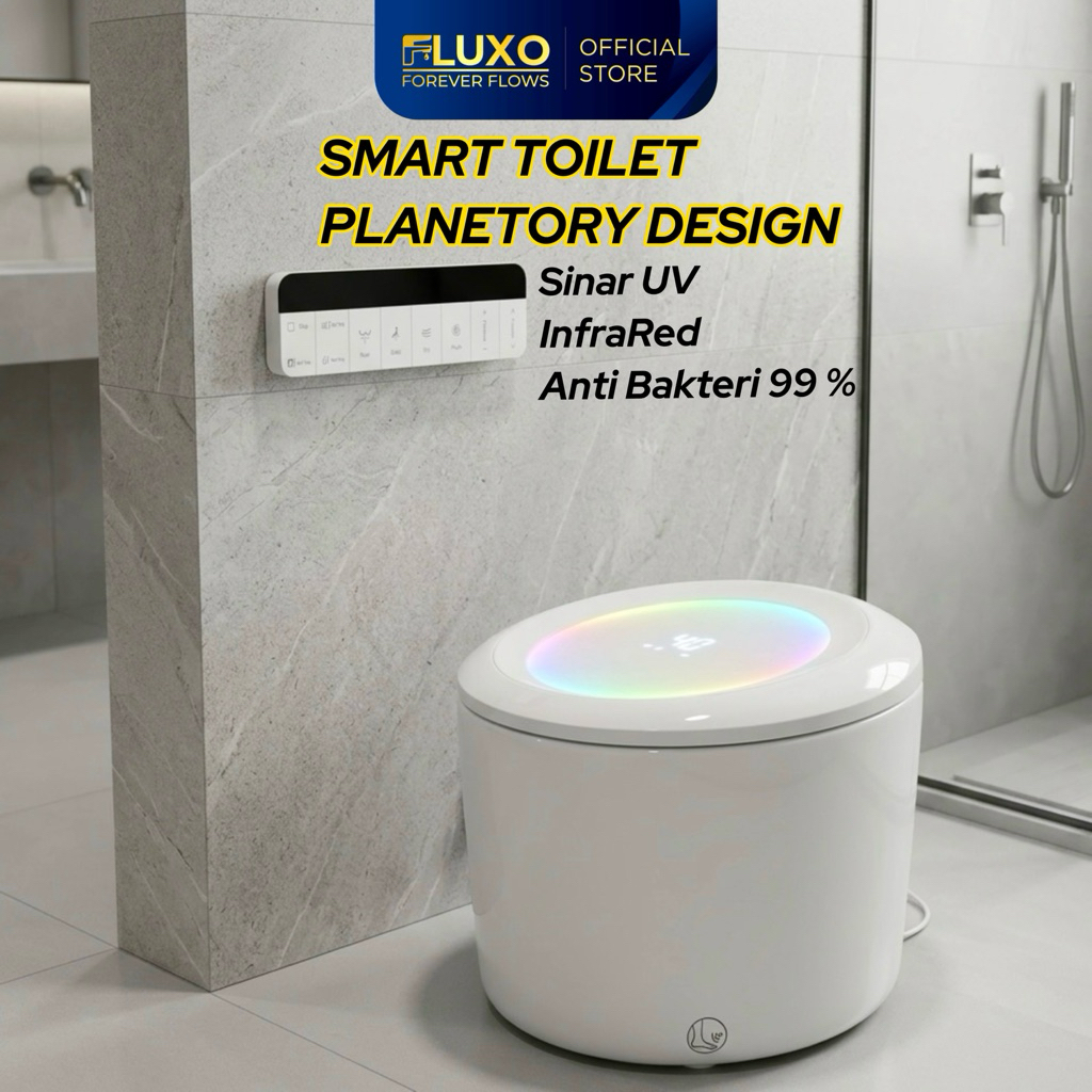 Jual Fluxo SMART TOILET Kloset Duduk Ecowasher Smart Closet Duduk ...