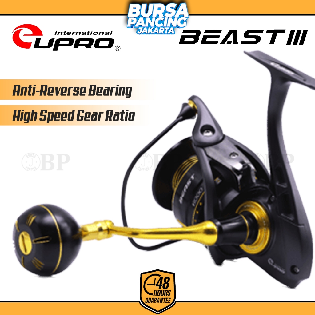 Jual Eupro Reel Spinning Beast III 3000 - 6000 12+1BB Spinning Full ...