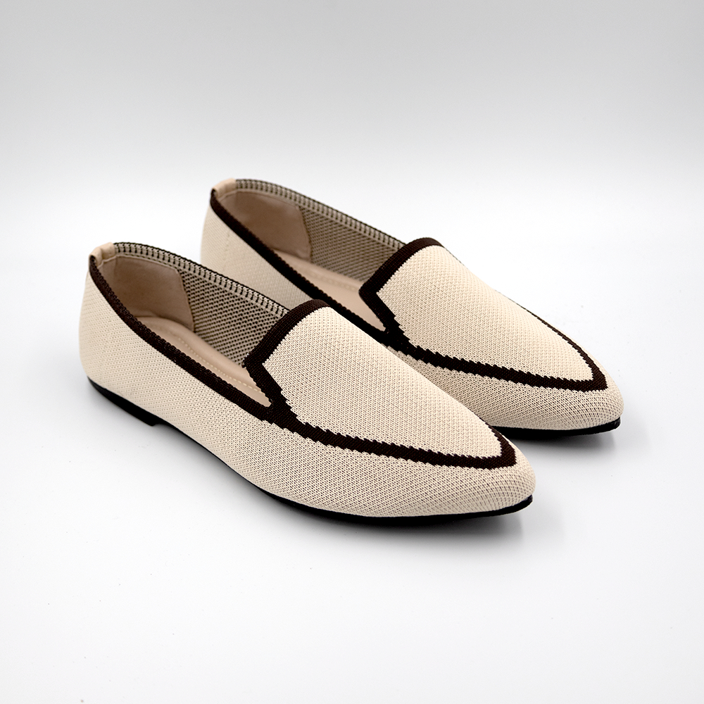 Jual WINOD - Nandine Sepatu Knit Wanita Pointed Toe Loafers | Shopee ...