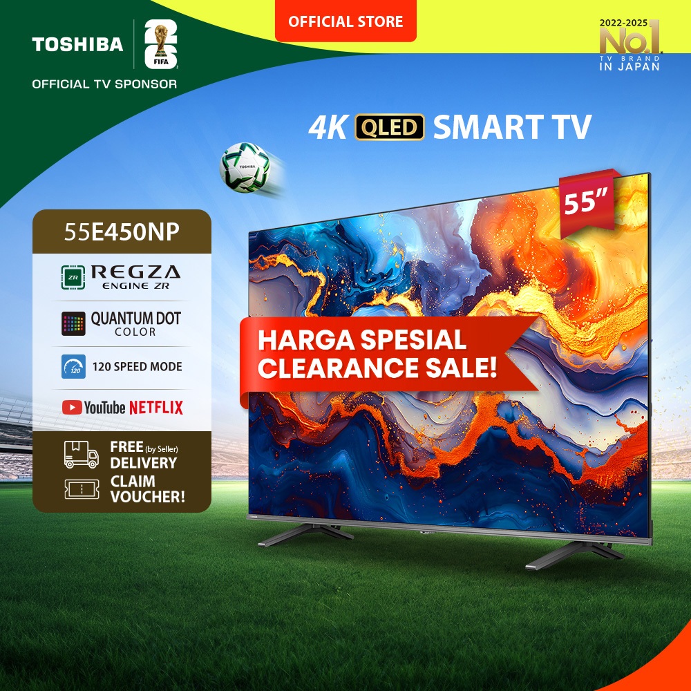 Jual [4K QLED] [KHUSUS ONLINE] Toshiba TV 55" 4K UHD Smart TV - Regza ...