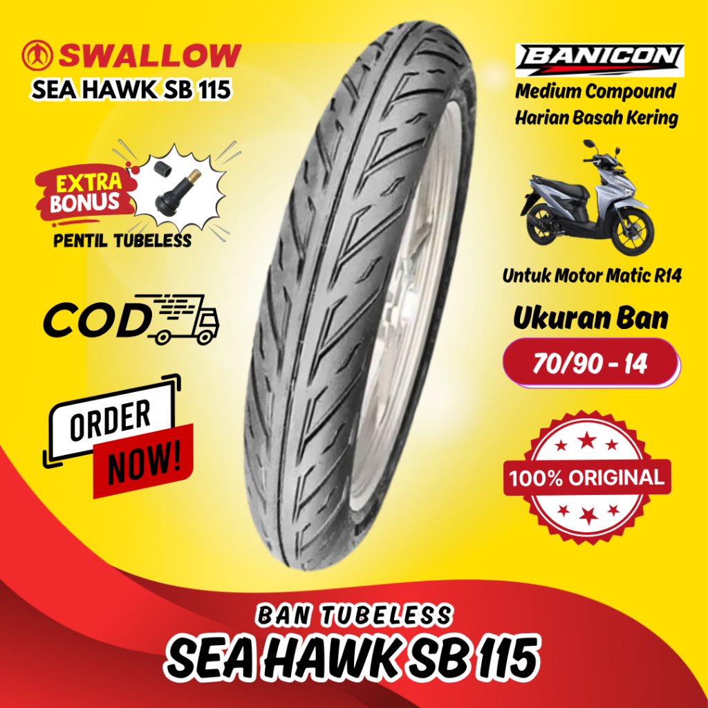Jual Ban Tubeless Ban Biasa Motor Terlengkap & Harga Terbaru Mei 2026 ...