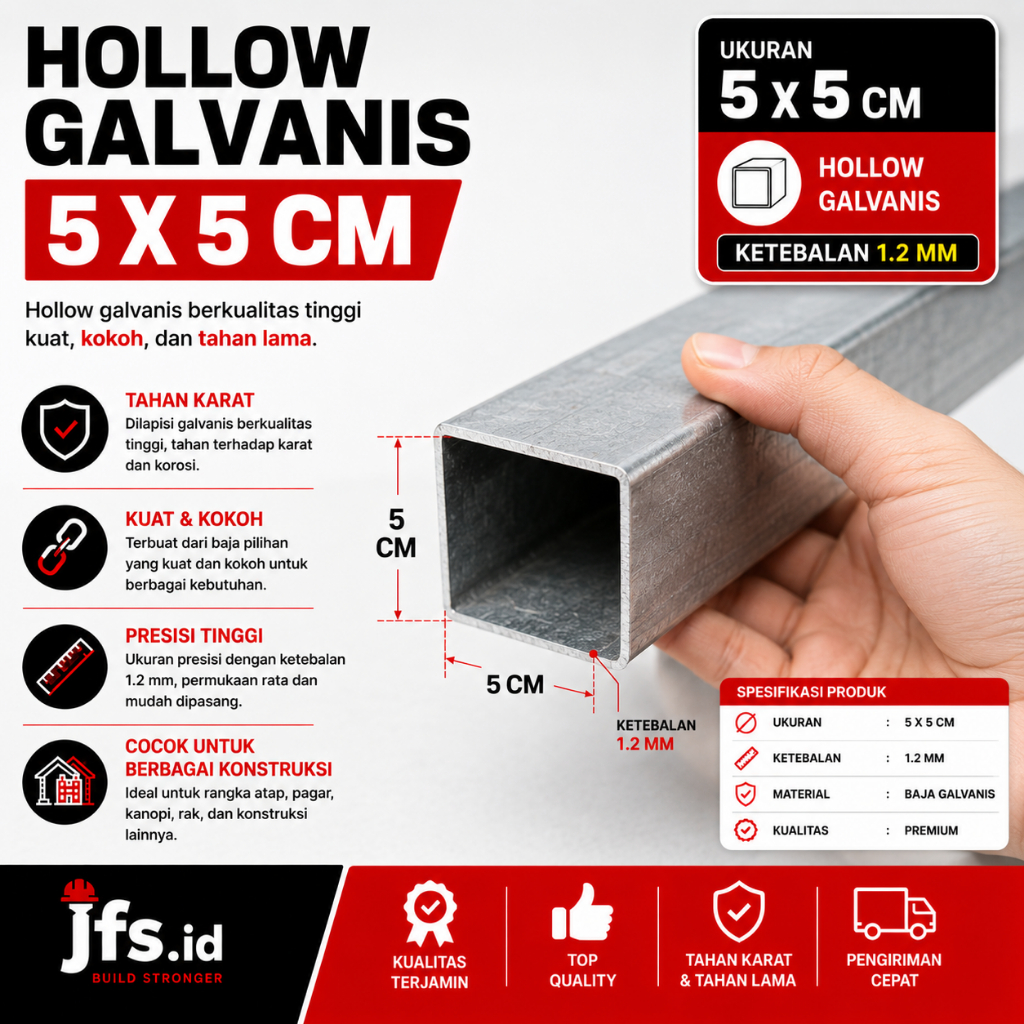 Jual Besi Hollow 5X5 Terlengkap & Harga Terbaru Juni 2026 | Shopee ...