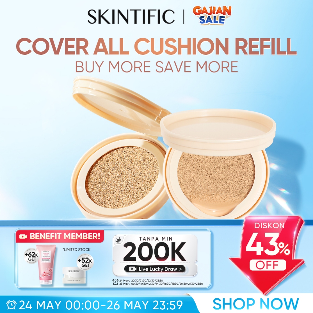 Jual Skintific Cushion Terlengkap & Harga Terbaru Mei 2026 | Shopee ...