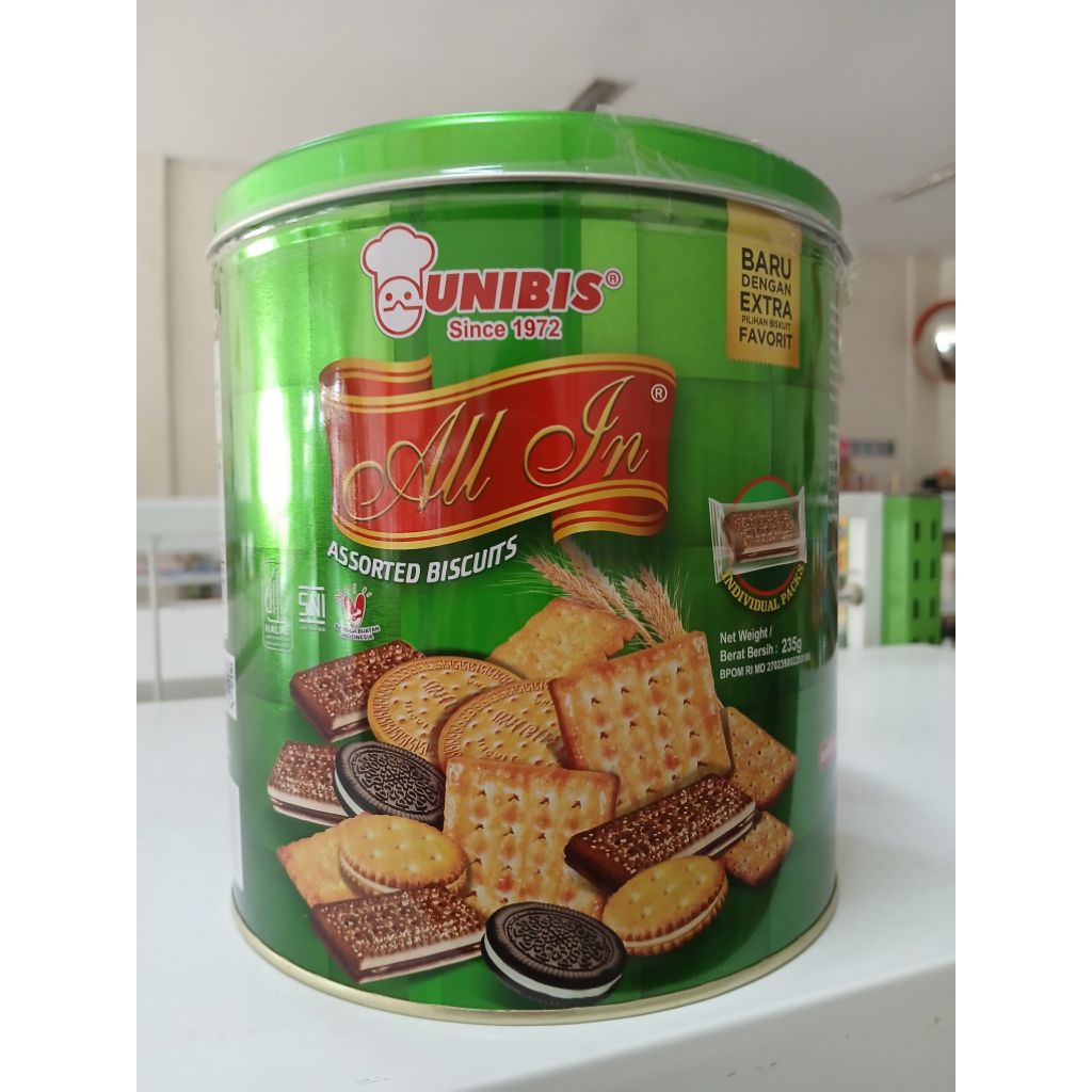 Jual Unibis Kaleng All In Assorted Biscuits 235g | Shopee Indonesia