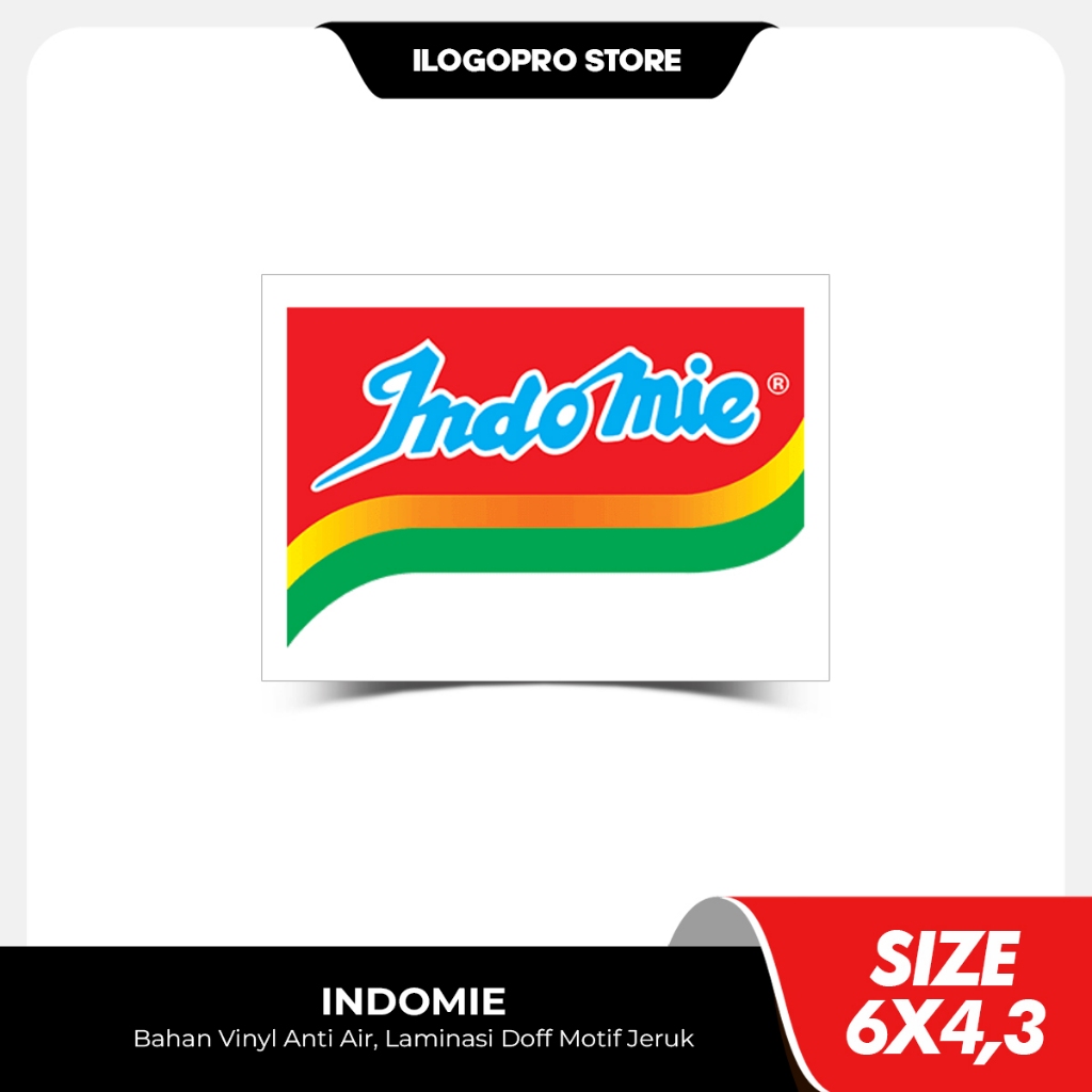 Jual INDOMIE - Stiker Motor Helm Bahan Vinyl Premium Anti Air | Shopee ...