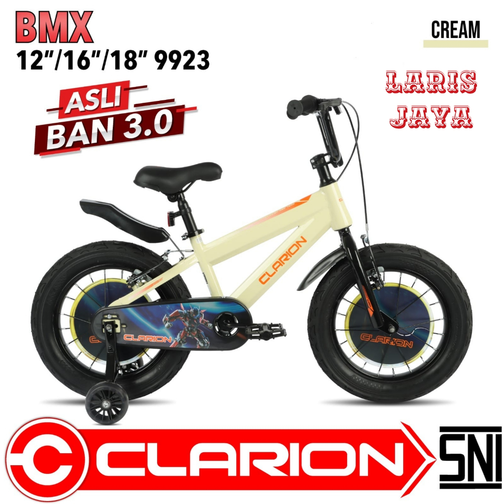 Jual SEPEDA ANAK BMX 12 16 18 INCH CLARION 9923 BAN JUMBO 3.0 TERBARU ...