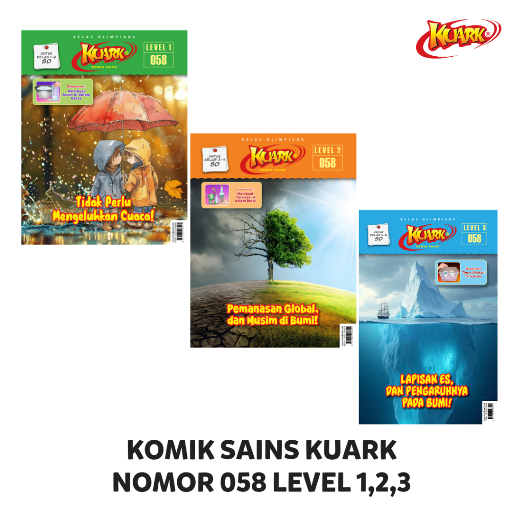 Jual KUARK - Paket 3 Buku (Level I, II, dan III) Nomor Edisi Sama ...