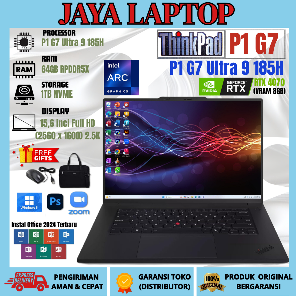 Jual LAPTOP LENOVO P1 G7 , G6 , G5 , G4 , G2 . G1 Core i9 Gen13 ...