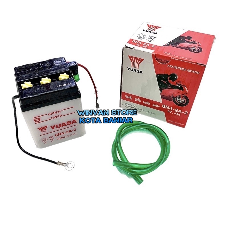 Jual Accu 6 volt Yamaha DT 100 YT 115 RXS TRS A100 RX SPESIAL | Shopee ...