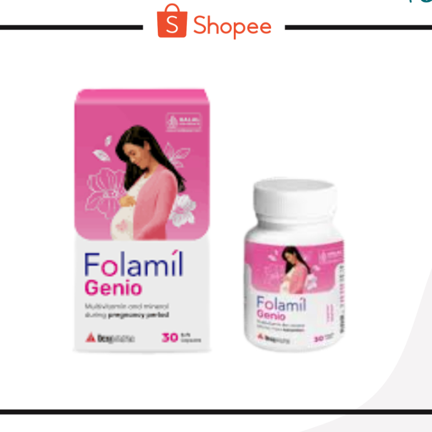 Jual FOLAMIL GENIO ISI 30 CAPSUL | Shopee Indonesia