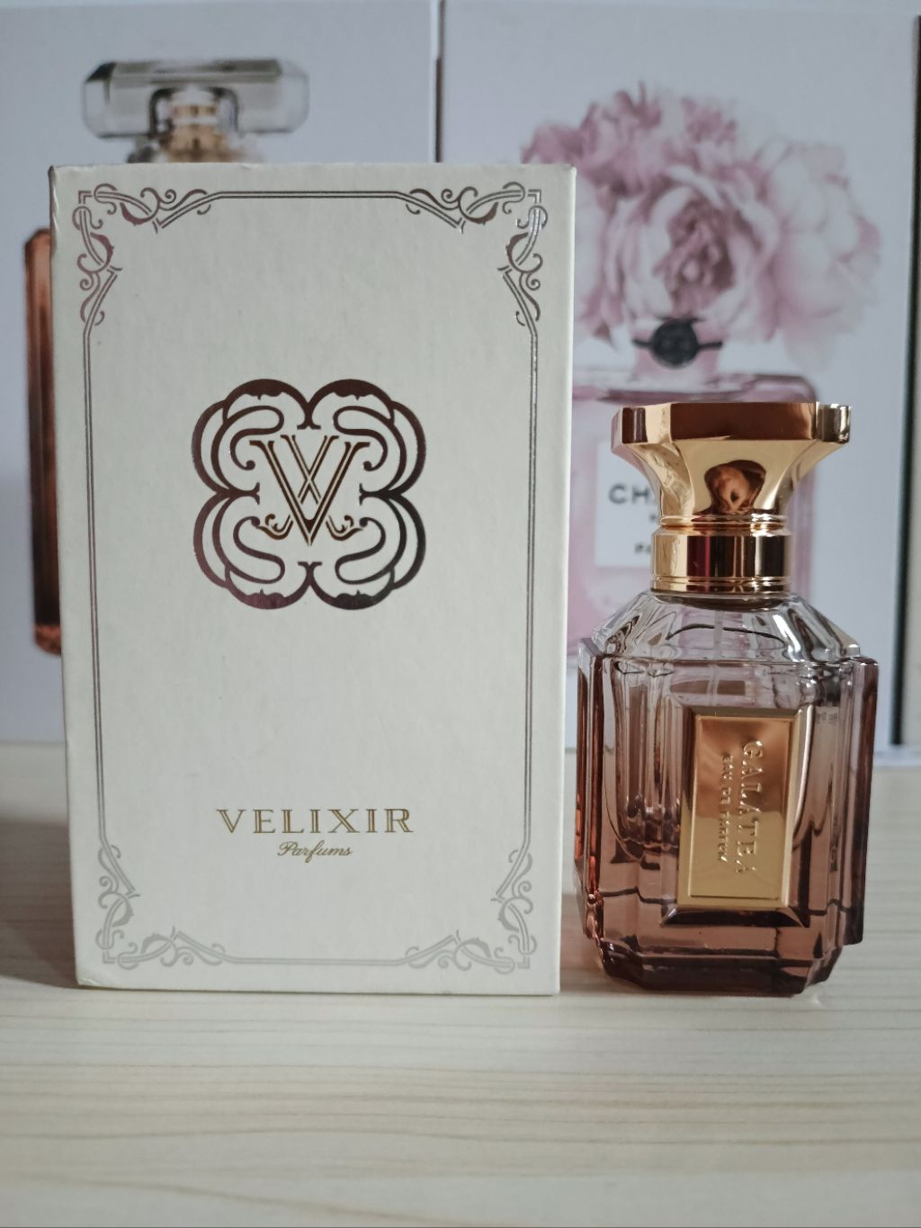 Jual Botol Parfum Kosong & Box Velixir Galatea 35 mL EDP Bonus Vial ...
