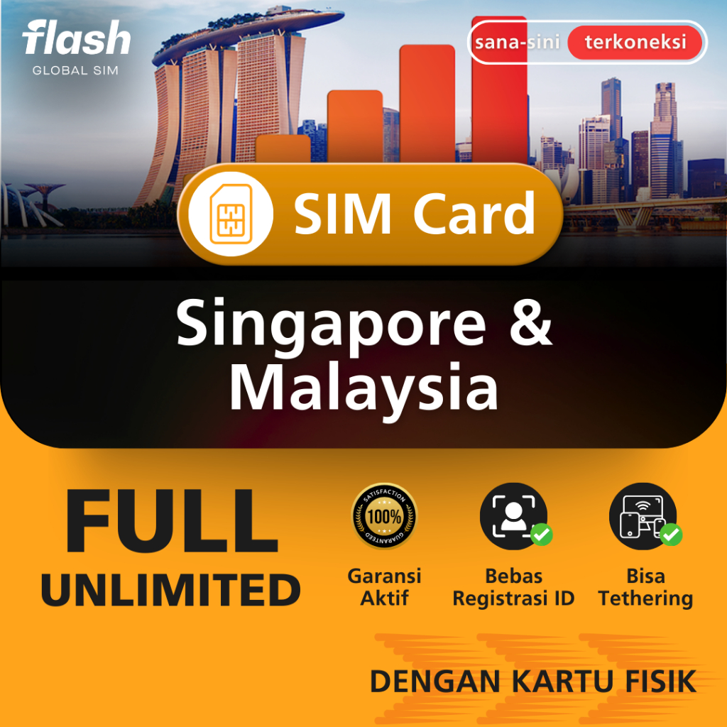 Jual Flash SIM Card Singapore dan Malaysia Full Unlimited (Kartu ...