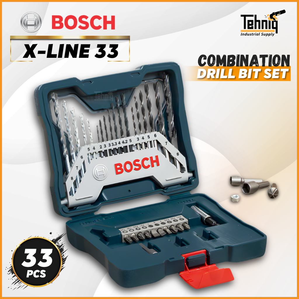 Jual Bosch 33PCS & 25PCS X-Line Set Mata Bor Dan Obeng Kombinasi Set ...
