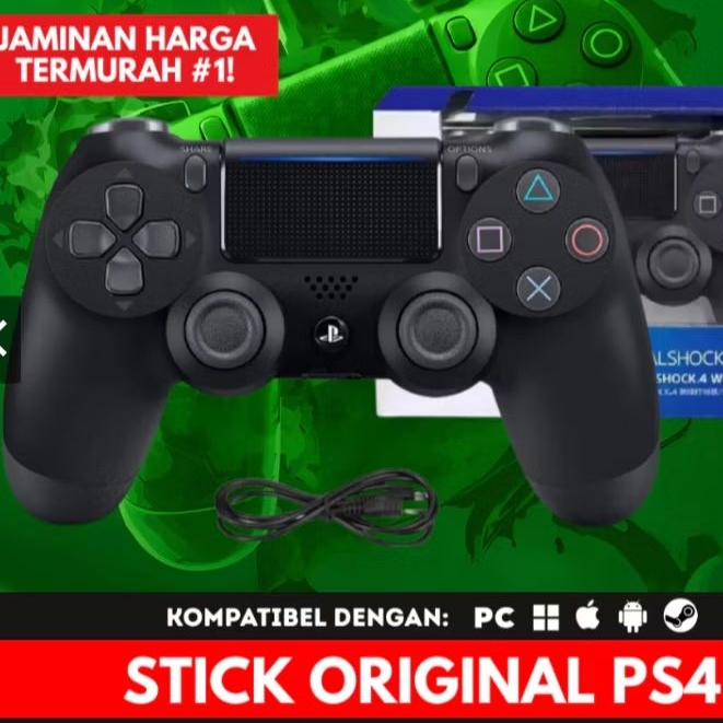 Stik PS4 anti-drift & kompatibel luas | Shopee ID