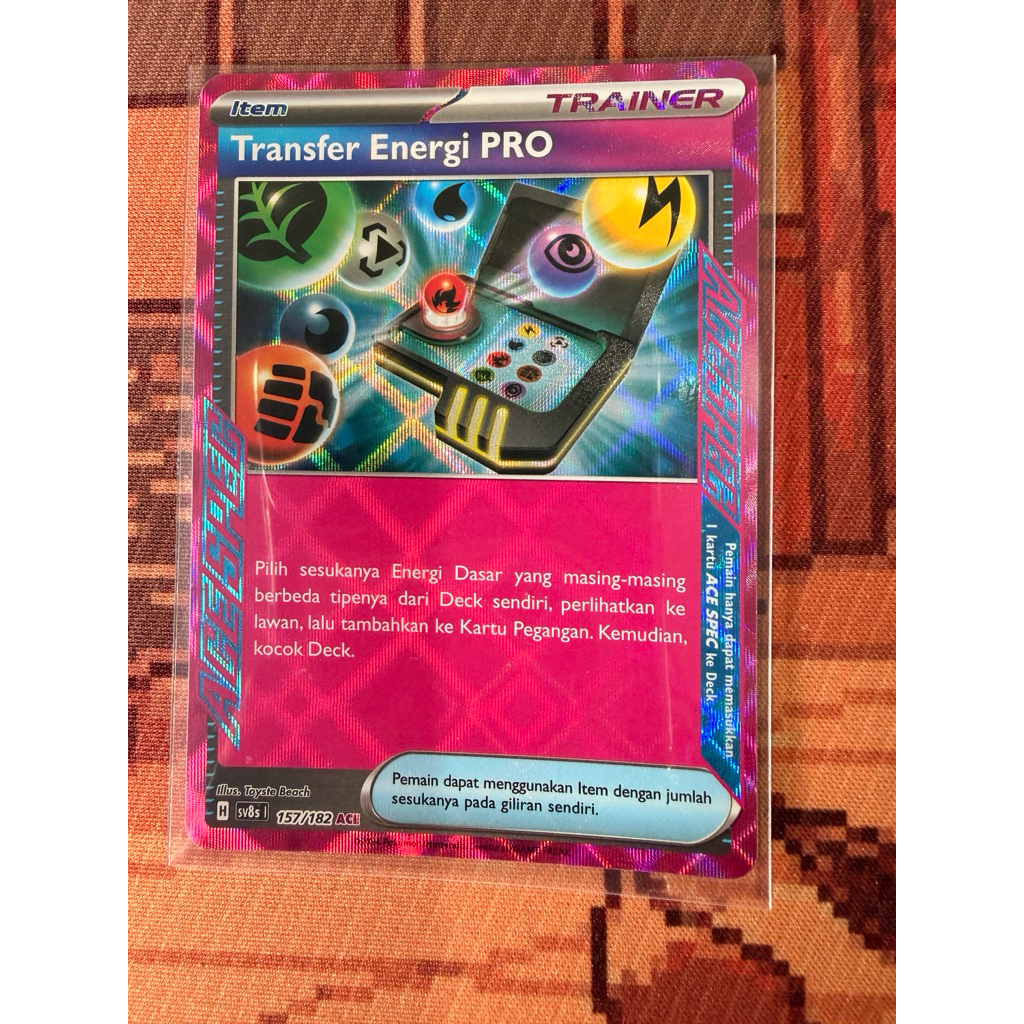 Jual Kartu Pokemon Transfer Energi PRO ACE 157/182 | Shopee Indonesia