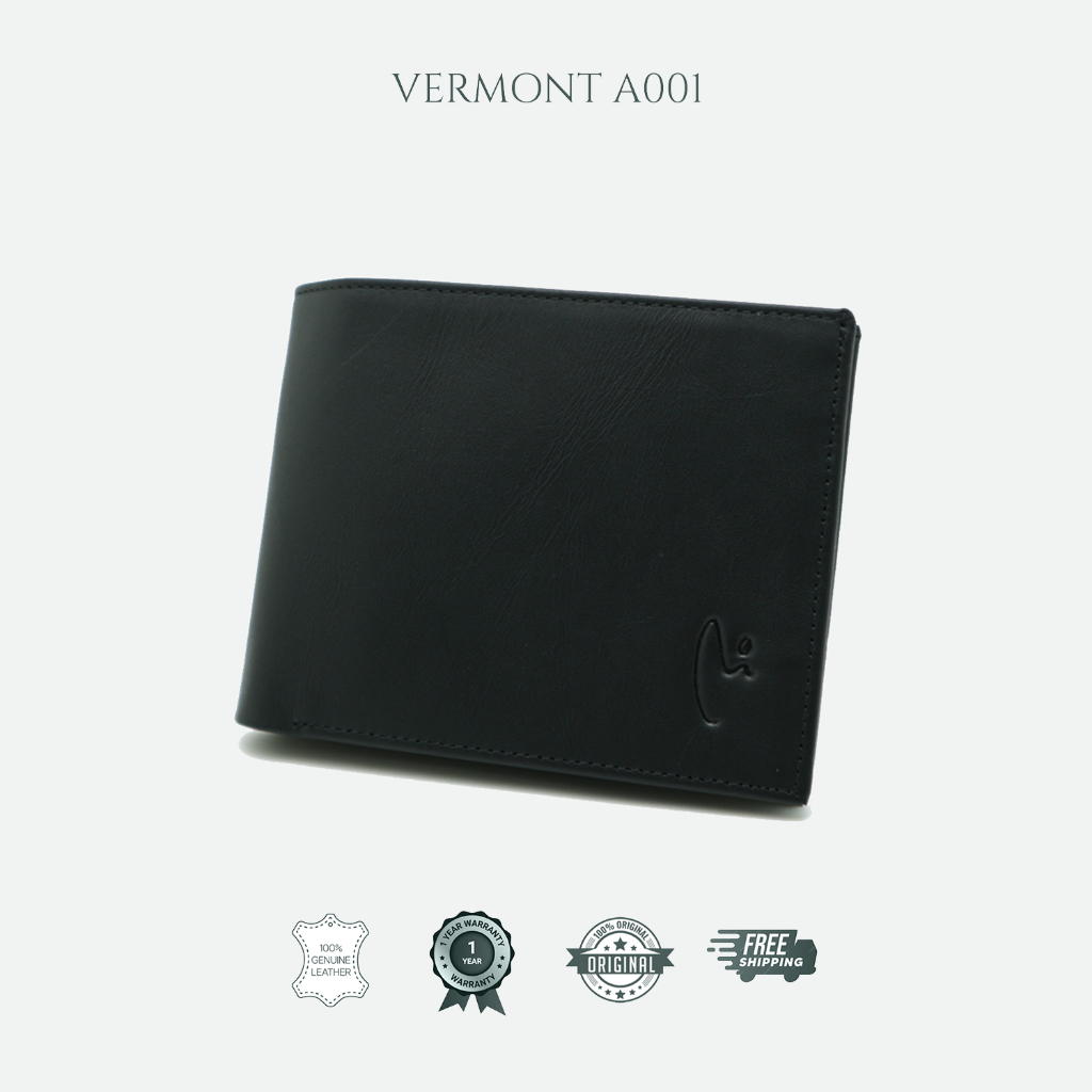 Jual VERMONT A001 - Dompet Pria Kulit Asli Premium Handmade Elegan ...