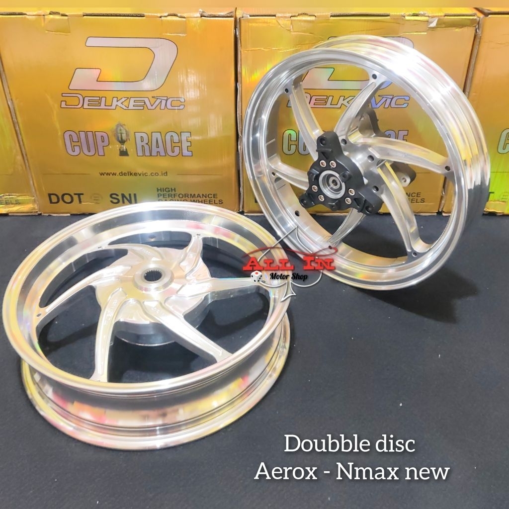 Jual velg racing delkevic nmax turbo/nmax Neo s/nmax new/Aerox old ...