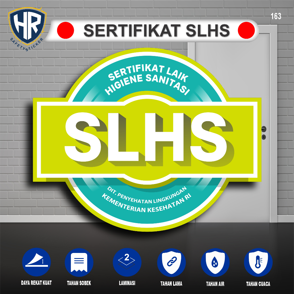 Jual Sticker Sertifikat Laik Higiene Sanitasi SLHS | Stiker Dinkes ...