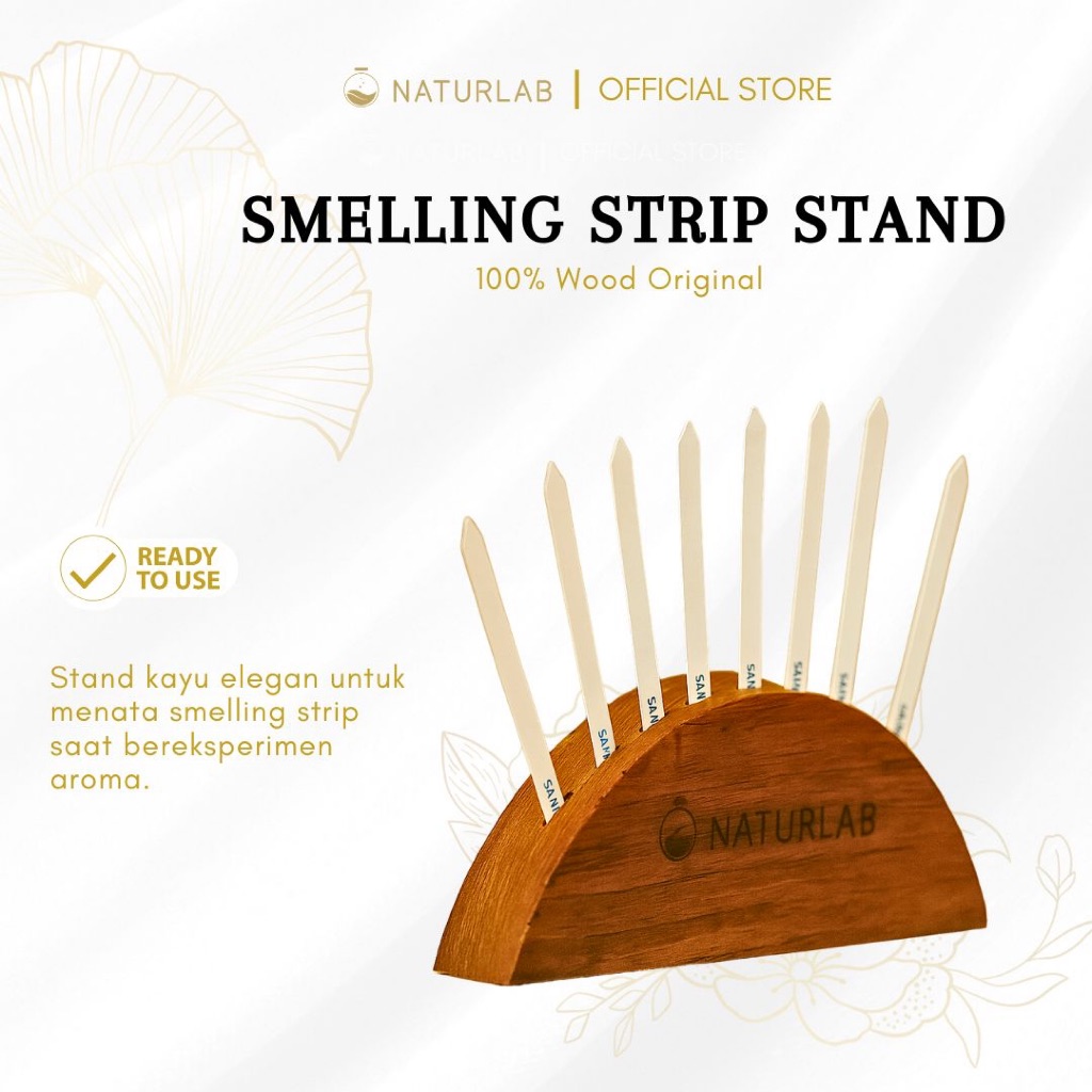 Jual NATURLAB Smelling Strip Stand Kayu | Tempat Smelling Strip | Kit ...