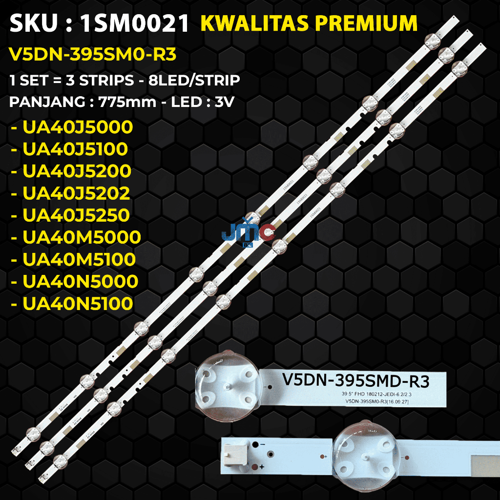 Jual Backlight TV Samsung 40 Inch Kwalitas Premium UA40J5000 UA40J5200 ...