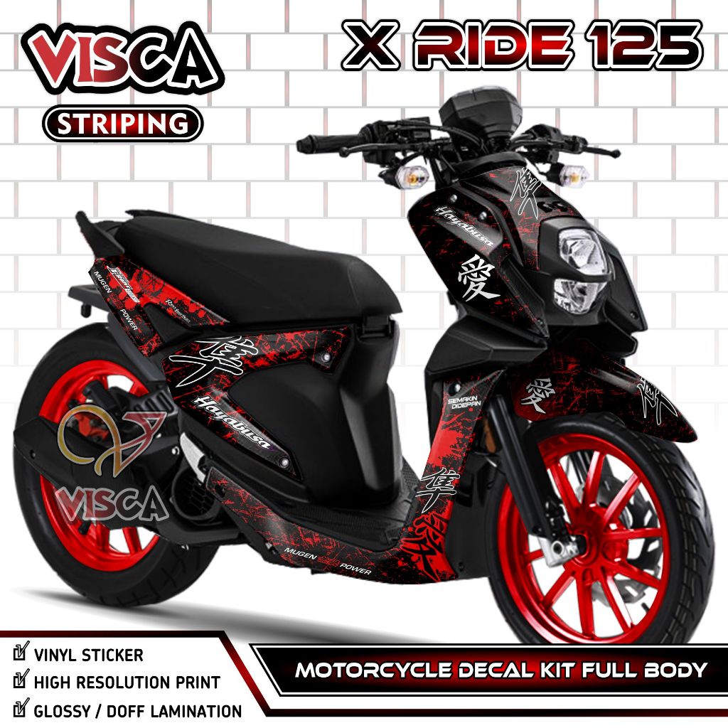 Jual Decal X Ride 125 - Stiker X Ride 125 - Dekal X Ride 125 Full Body ...