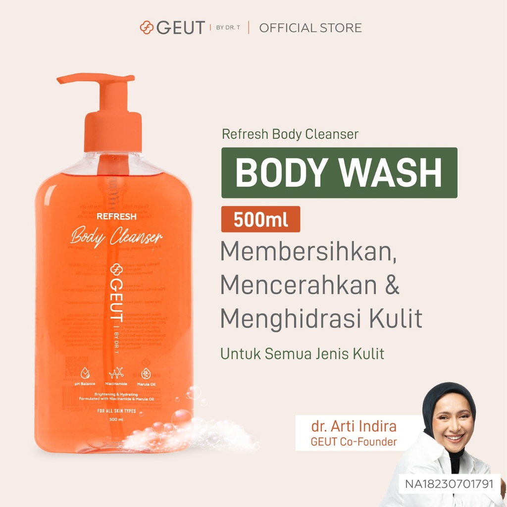 Jual GEUT REFRESH Body Cleanser 500ml | Shopee Indonesia