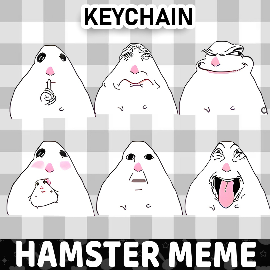 Jual Ganci / Gantungan Kunci HAMSTER MEME | Shopee Indonesia