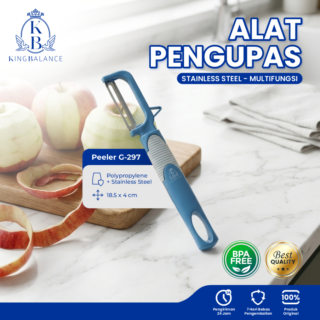 Jual King Balance Pengupas Wortel Kentang Buah Sayur Stainless Steel ...