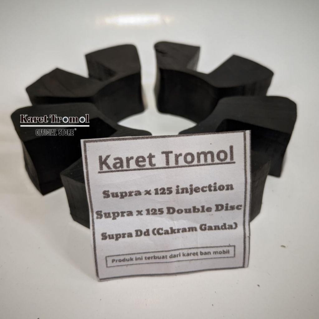 Jual 10 SET Karet Tromol Supra X 125 Injection Double Disc Cakram Ganda ...