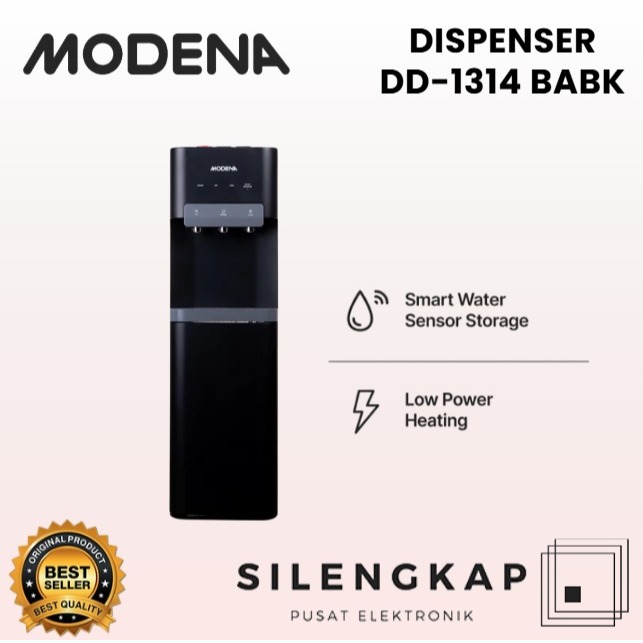 Jual Modena Water Dispenser DD 65 L Hitam Garansi Resmi / 1314 BABK ...