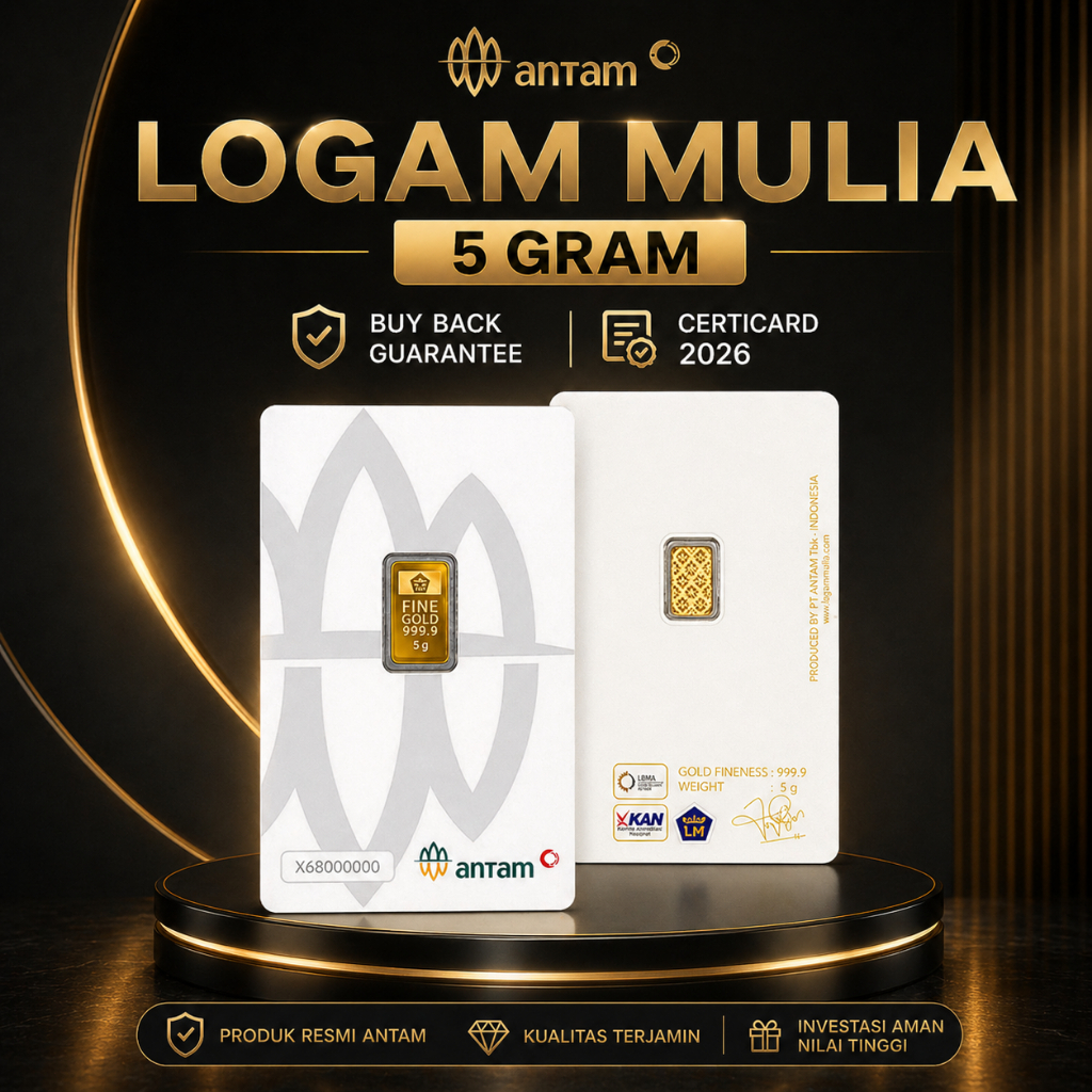 Jual Antam Emas 5 Gram Terlengkap & Harga Terbaru Mei 2026 | Shopee ...