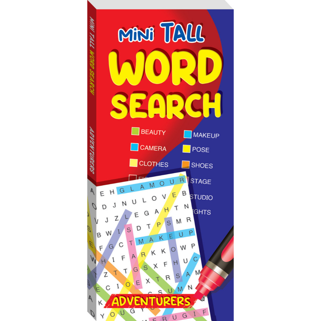 Jual [Mind To Mind] Mini Tall Word Search Adventures 96 Pages | Shopee ...