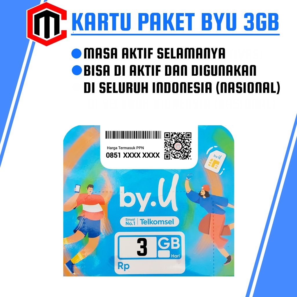 Jual Kartu Byu Telkomsel Terlengkap & Harga Terbaru Juni 2026 | Shopee ...
