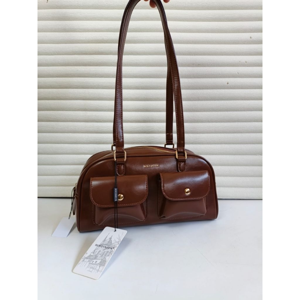 Jual [Preloved] Bostanten Cassey Bag Hand Bag + Shoulder Bag | Shopee ...