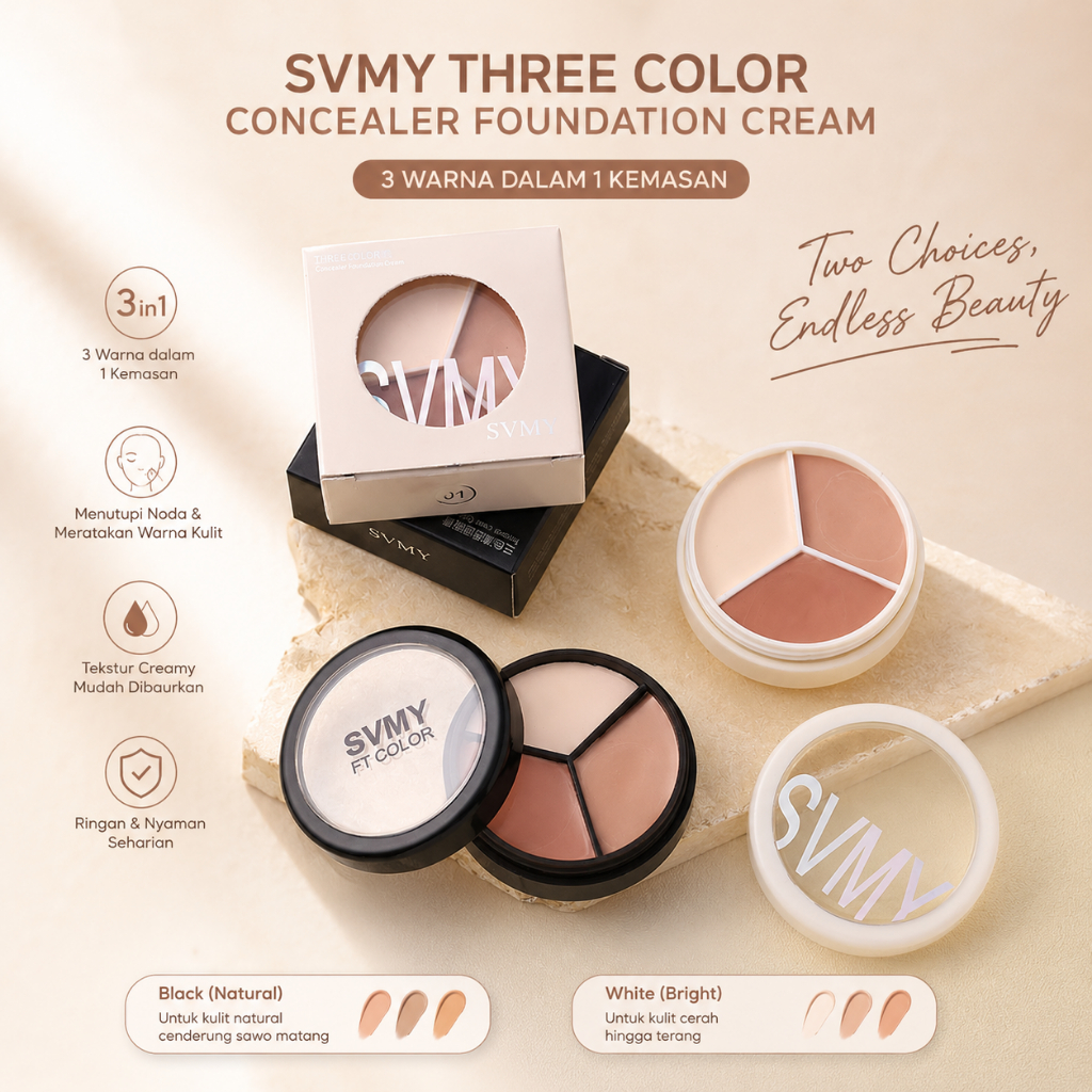 Jual Glowphoria - [SATUAN] Concealer Three Colors Highlight & Contour ...