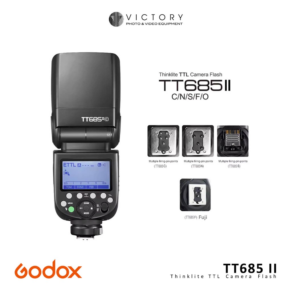Jual Godox Lampu Kilat TT-685 II-TTL Untuk Kamera Sony, Canon, Nikon ...