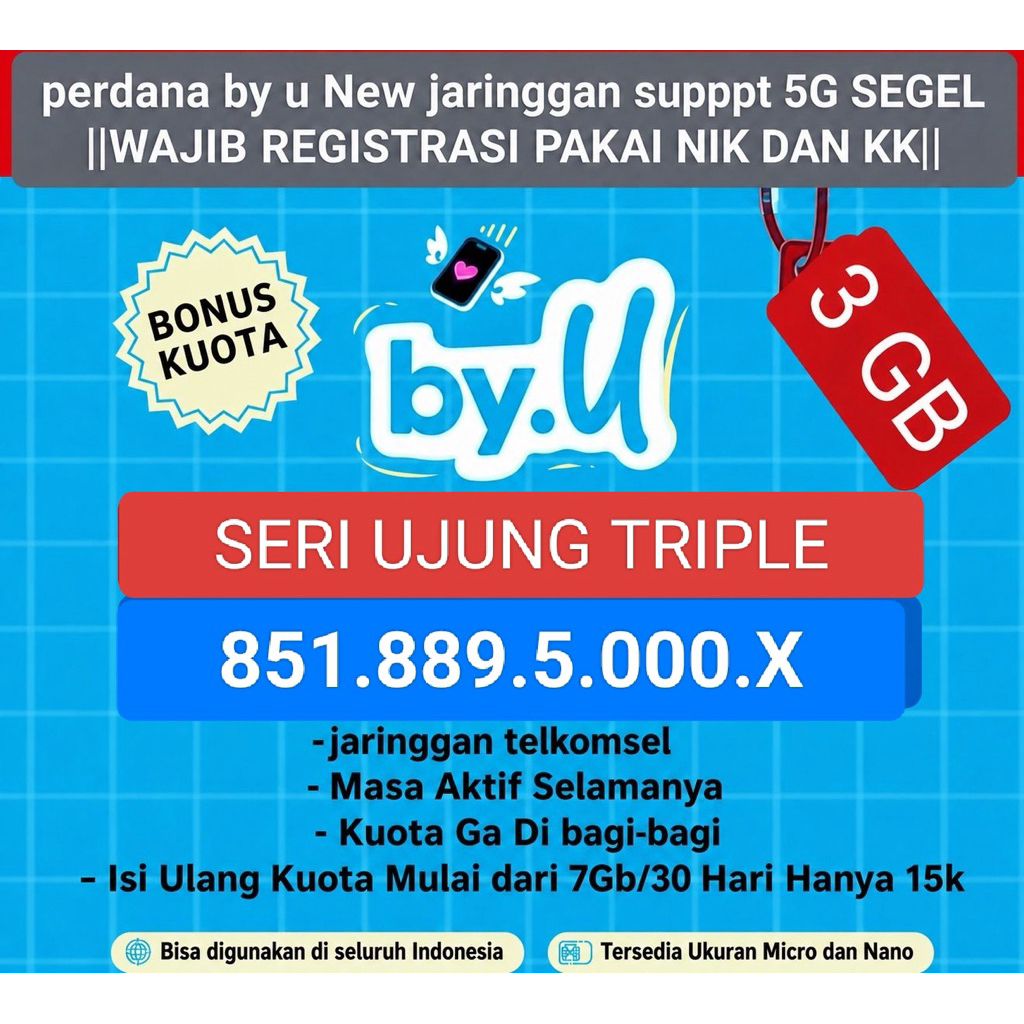 Jual Paket Kartu By U Terlengkap & Harga Terbaru Juni 2026 | Shopee ...
