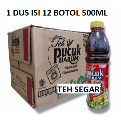 Jual TEH PUCUK HARUM 500 ML - HARGA 1 DUS ISI 12 BOTOL | Shopee Indonesia