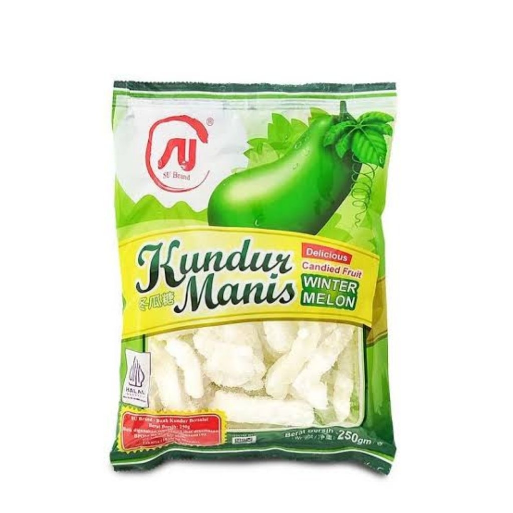 Jual Kundur Manis Winter Melon SU Brand 250gr / Candied Fruit / Tangkui ...