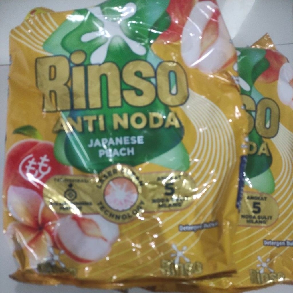 Jual RINSO ANTI NODA JAPANESE PEACH KEMASAN 1,440 KG | Shopee Indonesia