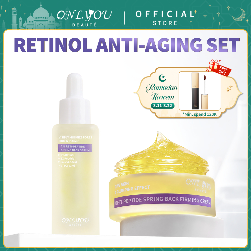 Jual NEW LAUNCH ONLYOU Reti-Peptide Spring Back Skincare set - 2% ...