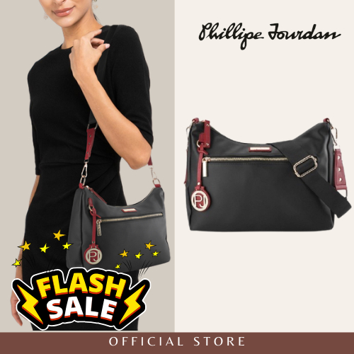 Jual Phillipe Jourdan Balnes Tas Selempang Wanita Black (Nylon ...