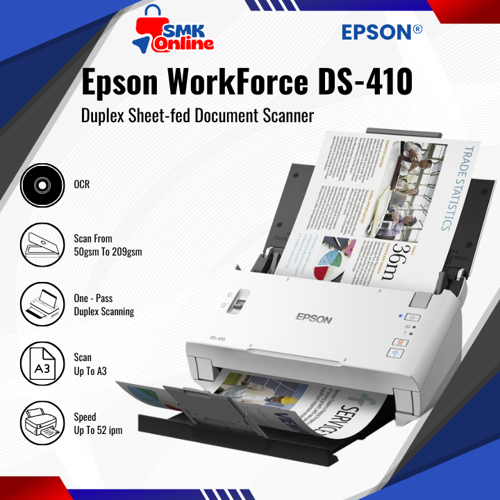 Jual Epson Scanner Workforce DS-410 Terlengkap & Harga Terbaru Mei 2026 ...