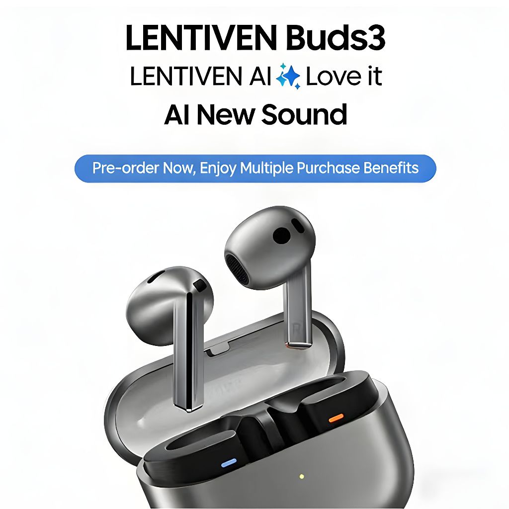 Jual LENTIVEN Earbuds TWS Wireless EARPHONE BLUETOOTH Headset IPX4 BT 5 ...