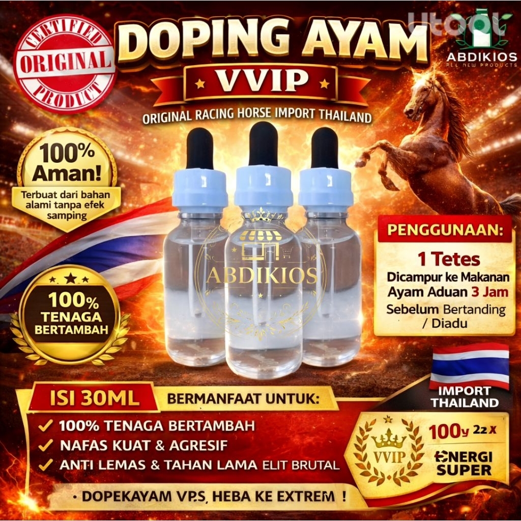 Jual DOPING AYAM RACING HORSE ORIGINAL THAILAND | Shopee Indonesia
