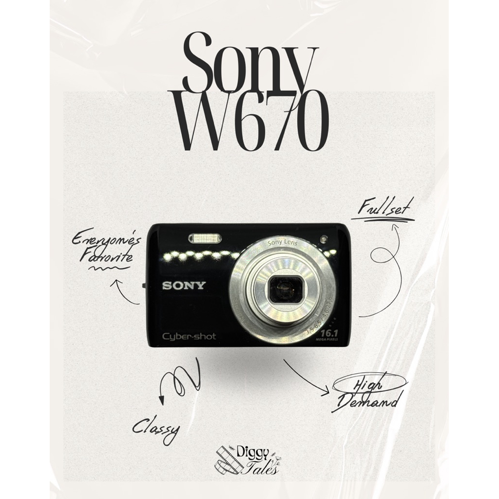 Jual Sony Cybershot W670 Black | Shopee Indonesia